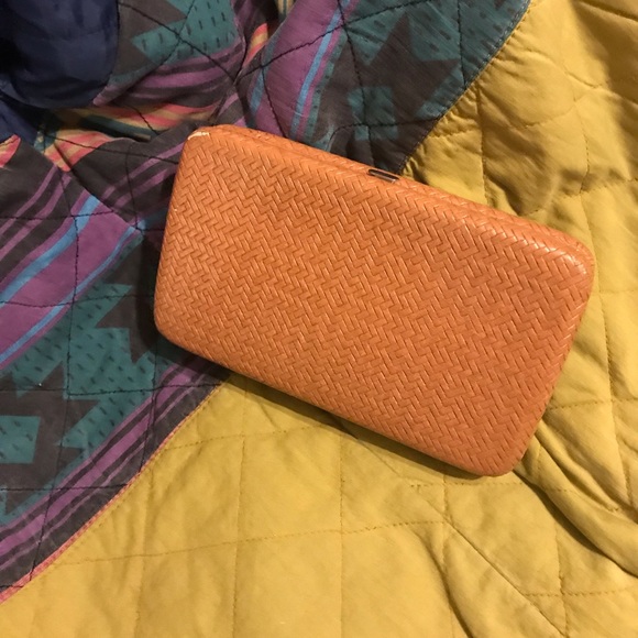 Bags | Woven Structured Wallet | Poshmark